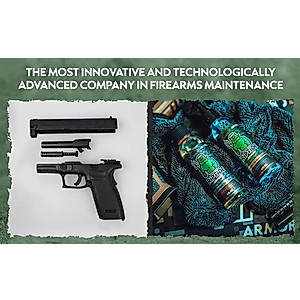 Riptide Armory Advanced Gun Cleaner & CLP+ Graphene 4oz 2 Step Kit - Cleans, Lubes, Protects Targeted Long-Lasting Formula - Nano Coat Technology - Veteran Founded & Formulated by Former US Navy Seal…