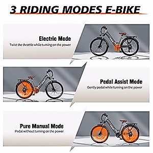 ACTBEST Core Electric Bike, 500W Brushless Motor Cityrun Ebike, 468Wh Removable Built-in Battery, Step-Thru Electric Bicycle with 7-Speed, Up to 50 Miles, E-Bikes for Adults