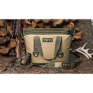 YETI Hopper Two 20 Portable Cooler, Field Tan / Blaze Orange