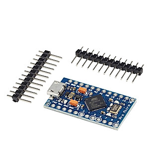 VKLSVAN 2PCS Pro Micro ATmega32U4 5V 16MHz Micro USB Development Board Module
