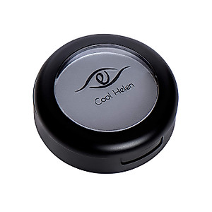 Eye Embrace Cool Helen: Light Gray Eyebrow Powder & Pro Grip Angled Brow Brush Bundle - Waterproof, Cruelty-Free