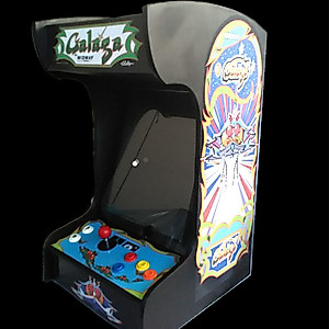 Doc and Pies Arcade Factory Classic Home Arcade Machine - Tabletop and Bartop - 412 Retro Games - Full Size LCD Screen, Buttons and Joystick (Black)