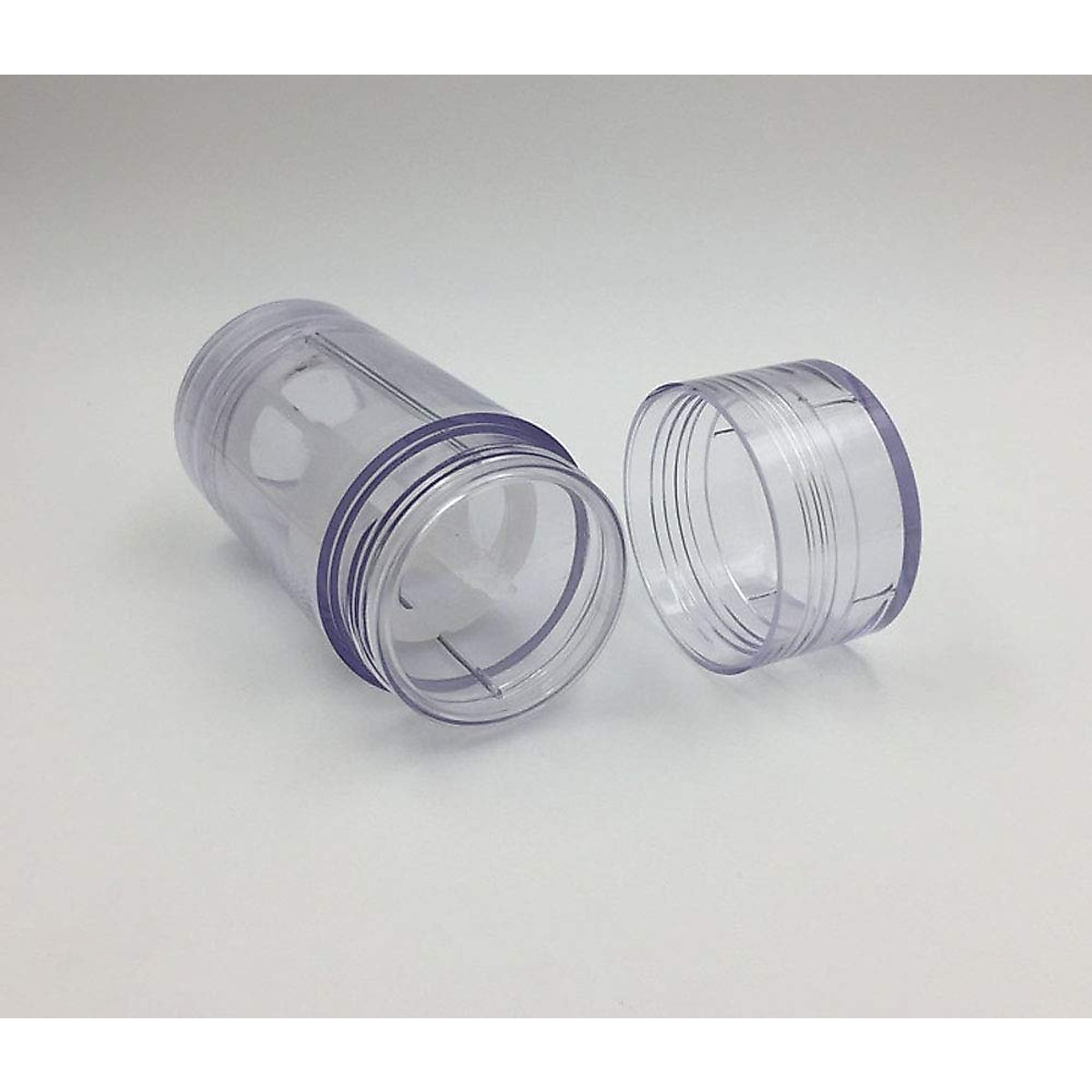 1 Oz(30ml) Twist-up Deodorant Containers,5 Pcs Clear Empty Deodorant Bottles Lip Balm Tubes Fot DIY Travel