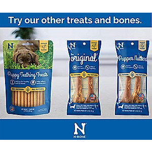 N-Bone Puppy Teething Ring, Chicken Flavor, 6 Count bag