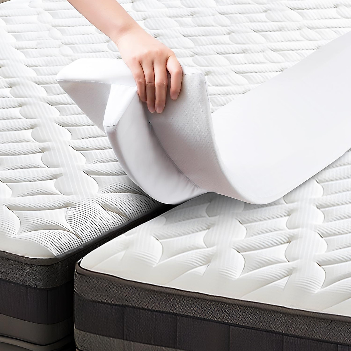 Bed Bridge Twin to King&King Cooling Mattress Pad