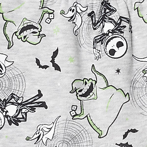 Disney Nightmare Before Christmas,Newborn Baby Boy or Girl Hoodie Bodysuit and Pants 3 Piece Set Black/White 6-9 Months