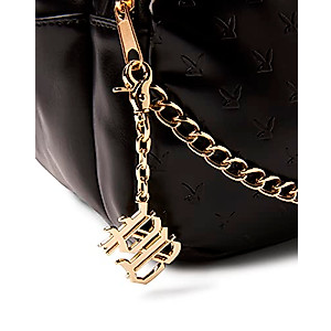 Spencer's Black Embossed Playboy Mini Backpack