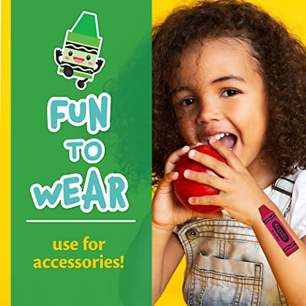 Crayola Shaped Antibacterial Kids Bandages, 100 CT | Great for Birthdays, Party Supplies, Stickers, Stocking Stuffer or White Elephant Gift | Adhesive Bandages for Minor Cuts, Scrapes, & Burns