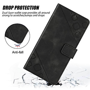 Moment Dextrad for Galaxy S10 Case Wallet,[Card Holder Slots][Wrist Strap][Stand Function] TPU Interior Protective PU Leather Flip Cases Cover for Samsung S10 6.1 Inch (Black)