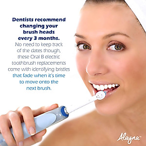 Replacement Brush Heads Compatible With Oral B- Double Clean Design, Pack of 20 Generic Electric Toothbrush Replacement Heads- Fits Oralb Pro 7000, 1000, 8000, 9000, 1500, 5000, Kids, Vitality & More!