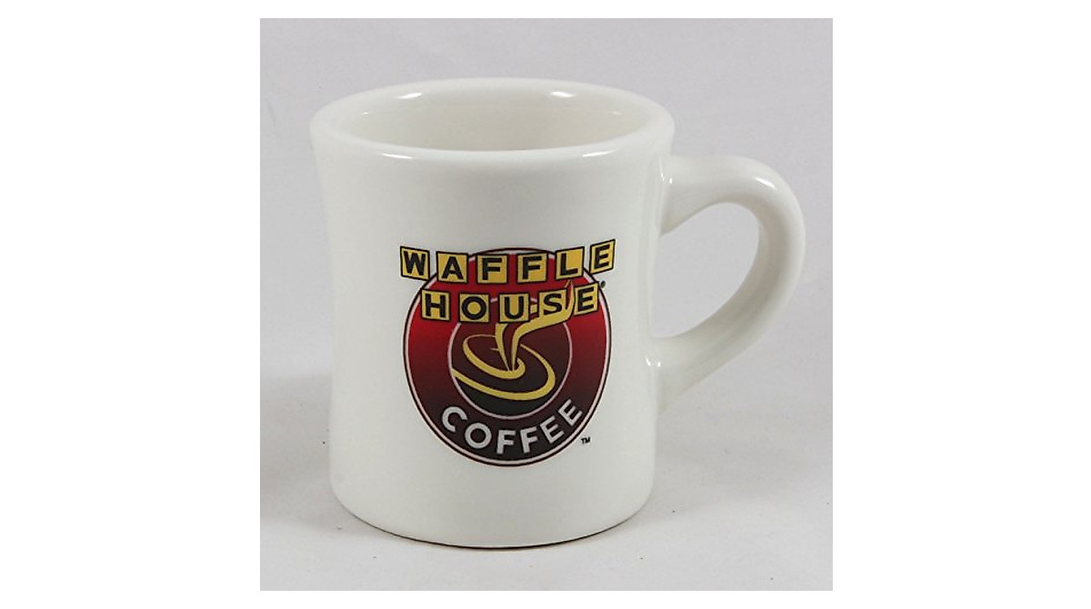 Waffle House Coffee Mug - Heavy White Diner Style Cup