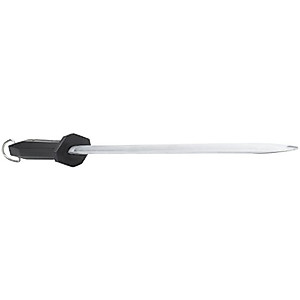 WINCO Premium Oval Sharpening Steel, 14-Inch