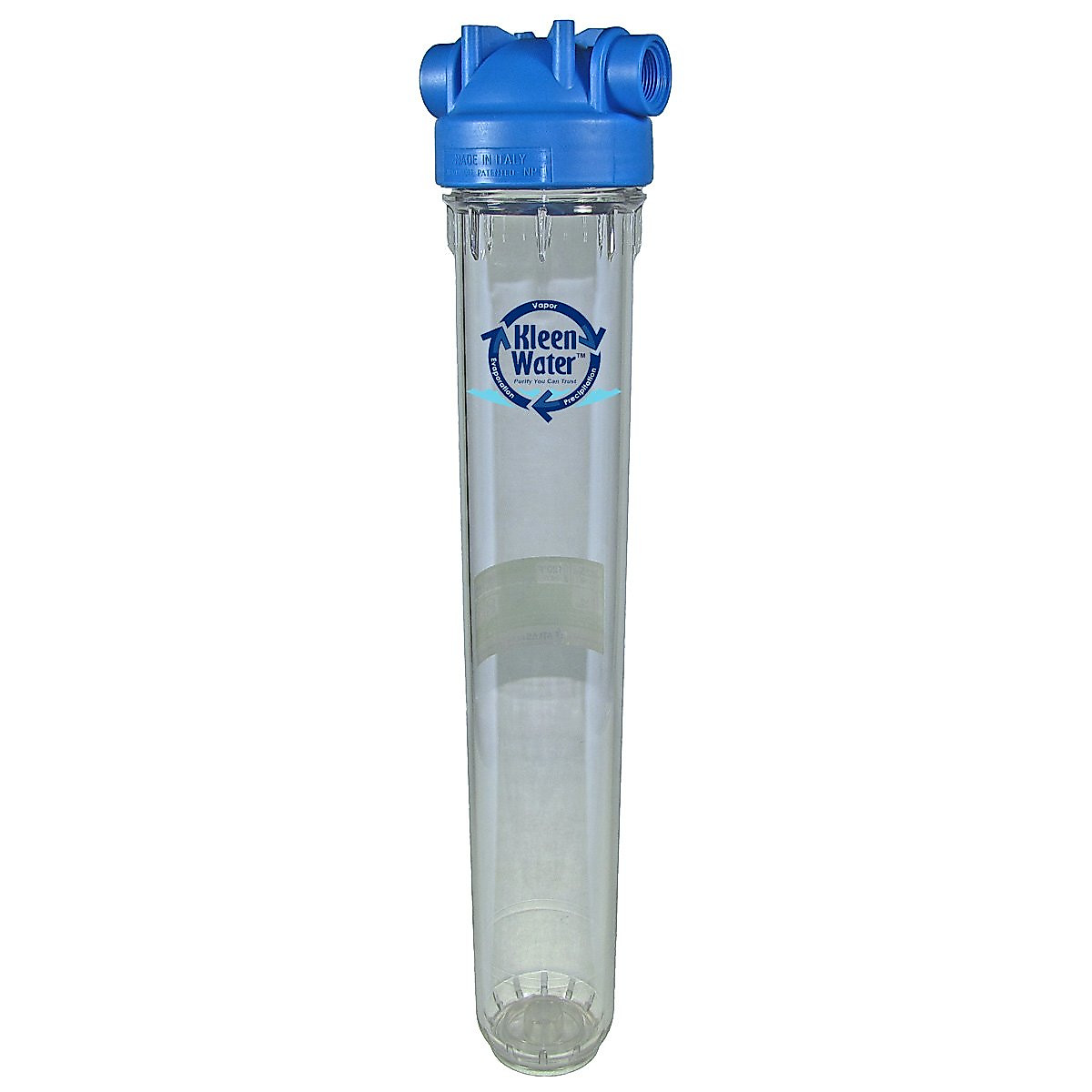 Tankless Water Heater Filter, KleenWater KW2520SCALEX Tankless Hot Water Filter System, Polyphosphate Filter for Scale Prevention