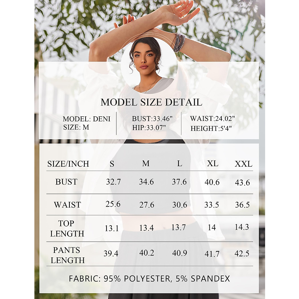 Ekouaer Women's Pajamas 2 Piece Lounge Set Ribbed Knit Loungewear Sleeveless Tank Top Wide Leg Pants,Light Green,L