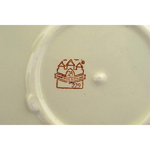 Polish Pottery Pizza Plate 17-inch Gingham Flowers