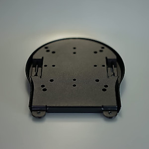 top0 PTZ Camera Ceiling Mount Bracket, Small Universal Ceiling Mounting Bracket Compatible with PTZOptics,HuddleCam,SMTAV,AVIPAS,AVKANS (Ceiling Mount, Black)