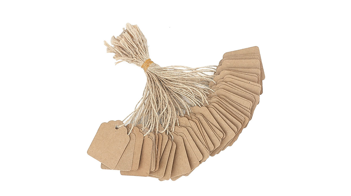 Premium Kraft Price Tags with String - 500pcs for Retail & Crafts