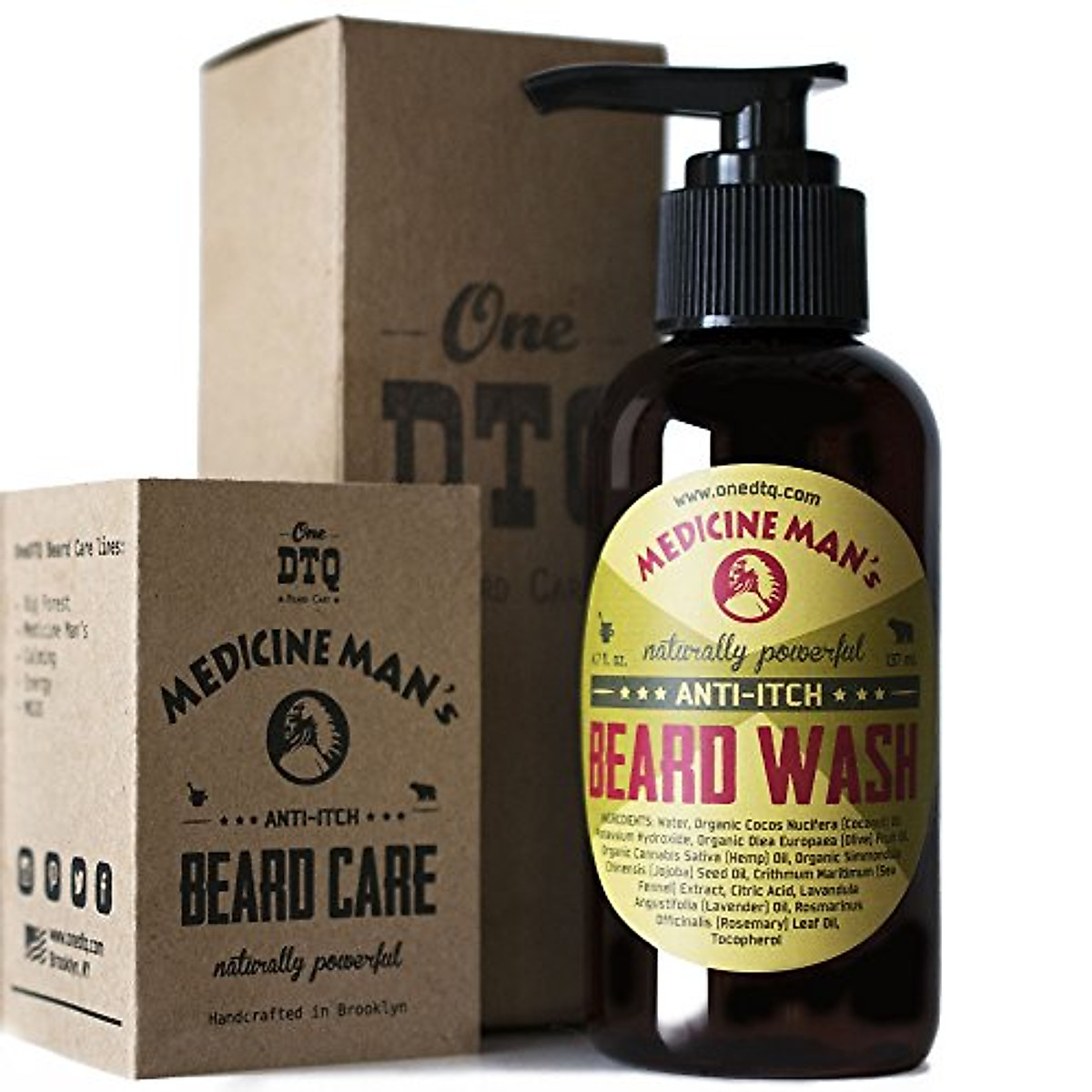 OneDTQ Medicine Man's Itchy Beard Wash 4,7 FL OZ