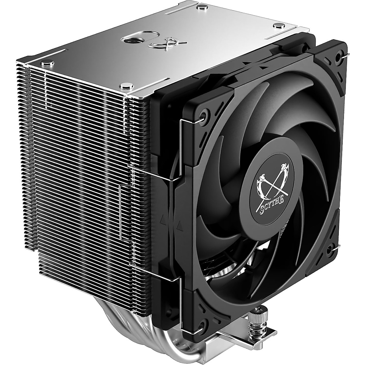 Scythe Mugen 6 CPU Air Cooler, Intel LGA1700, LGA1151, AMD AM5, AM4 Support,120mm, Single Tower, Aluminium Top Cover (Scythe Mugen 5 Rev.C)