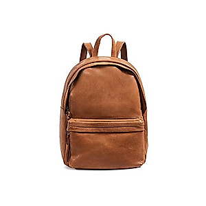 Madewell Women's The Lorimer Backpack, English Saddle, Tan, One Size