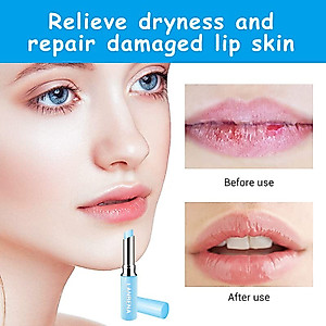 LANBENA Hyaluronic Acid Lip Balm Moisturizing Lips Reduce Fine Lines Relieve Dryness Long-Lasting Protection Nourishing Lip Care (1.8g / 0.06 fl oz)