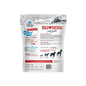 Farmland Traditions Filler Free Dogs Love Chicken Premium Jerky Treats for Dogs (2 lb)