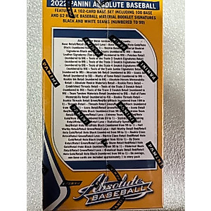 2022 Panini Absolute Baseball Value Blaster Box - 1 Auto or Relic Per Box - 42 Trading Cards