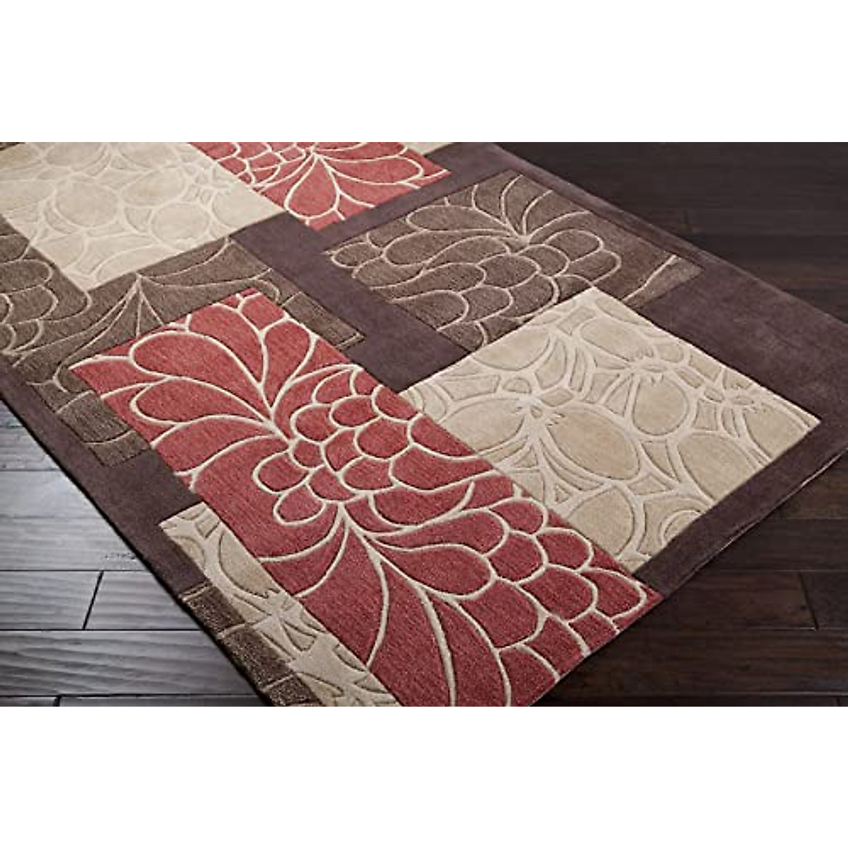 Mark&Day Area Rugs, 8x11 Elk Point Transitional Burnt Orange Area Rug Brown Cream Red Carpet for Living Room, Bedroom or Kitchen (8' x 11')