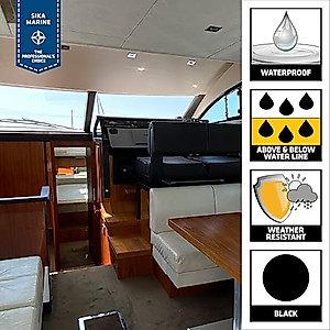 Sikaflex-291, Black, General all-purpose fast cure marine adhesive and sealant. Polyurethane sealant for boats, 10.1 fl. oz Cartridge