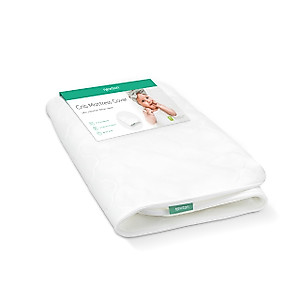 Newton Baby Original Extra Cover | Ultra-Breathable, Reduced Suffocation Risk, Safe, Machine Washable, Non-Toxic, Rest Easy, Fits Original, Waterproof Newton Crib Mattress - Cloud White (Cover ONLY)