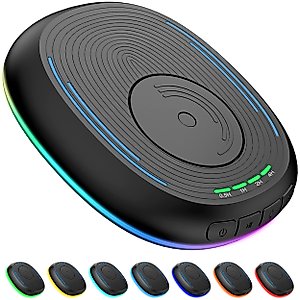 VKAROOD Mouse Jiggler Undetectable Mouse Mover Device with Timer, ON/Off Switch, Breathing Light Mouse Wiggler for Prevent Computer Laptop Screen Sleep (Black)