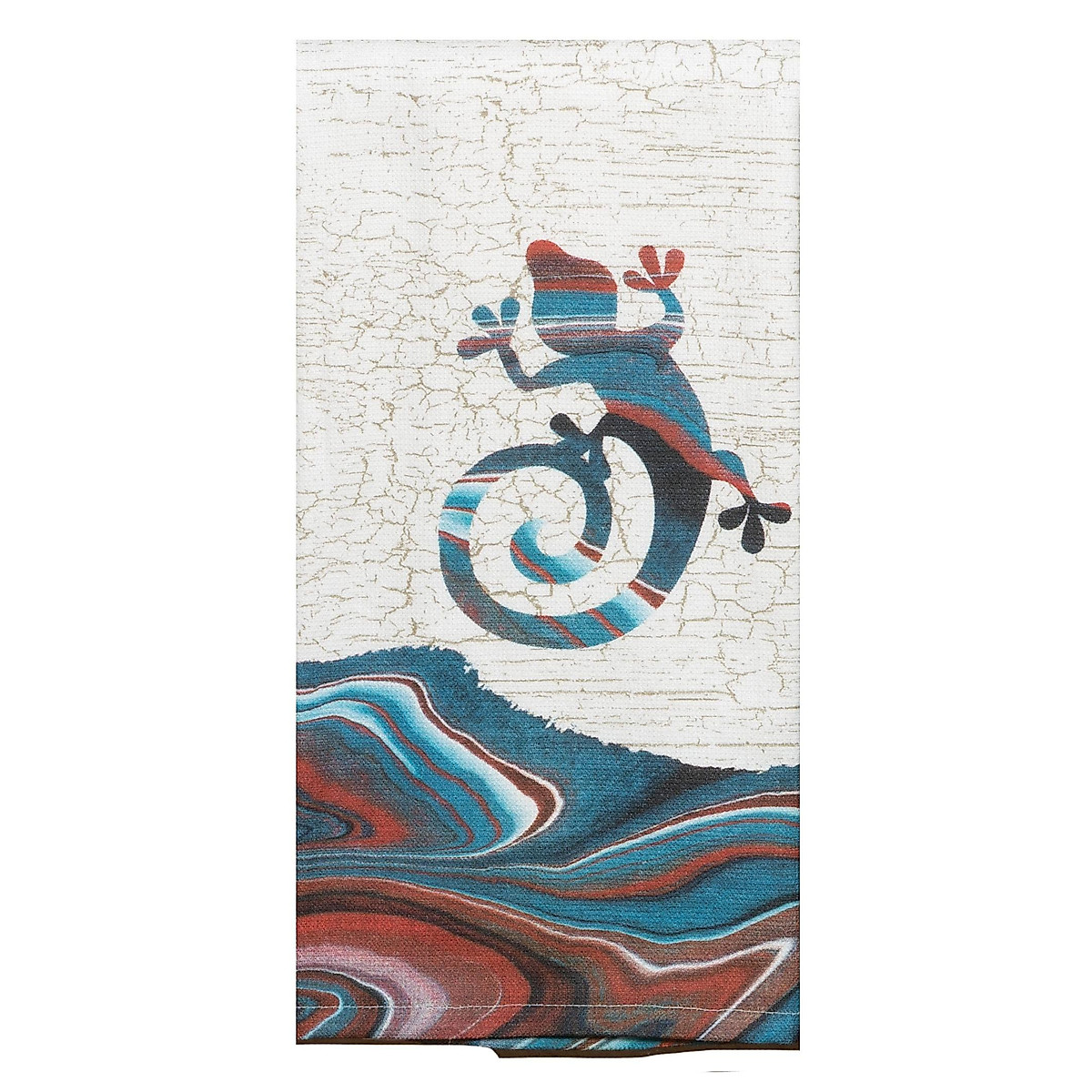 Kay Dee Designs 2 Piece Southwest Vistas Kokopelli And Gecko Kitchen Bundle, 2 Dual Purpose Towels
