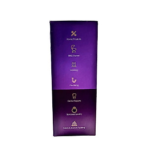 Space King Tall Wind-Proof Torch Lighter - Adjustable Flame - Child-Lock - Perfect for Camping, Kitchen, Backyard, Travel, Beach, BBQ, Mountain, Outdoors, Travel, Garage, and More. (Gray)