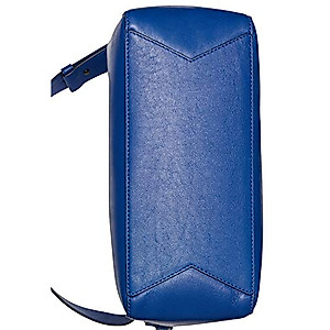 DKNY Linton Leather Hobo Shoulder Bag Tote - Royal Blue