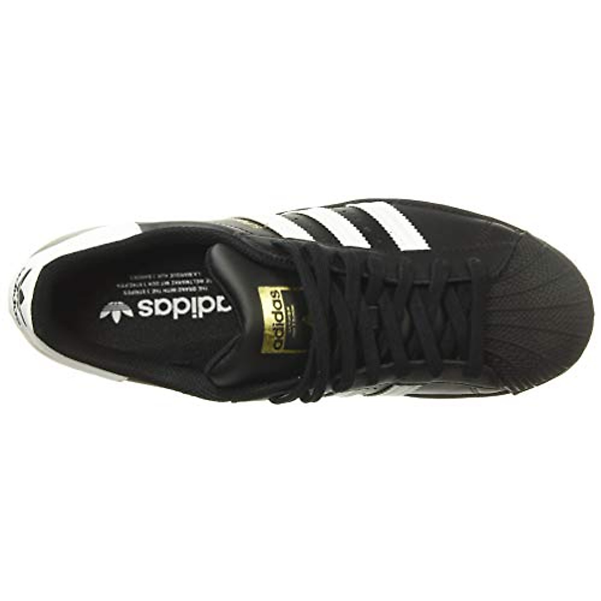adidas Originals Men's Superstar Shoe Running White/Black, ((18 M US)