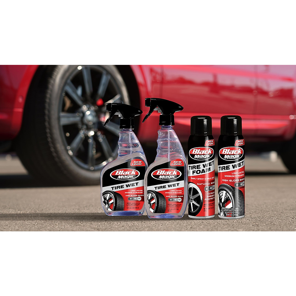 Black Magic BC23220 Tire Wet Spray, 14.5 oz.