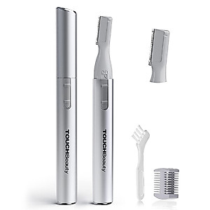TOUCHBeauty Eyebrow Trimmer: Facial Hair Removal for Women - 2 in 1 Eyebrow Razor and Hair Remover - Painless Epilator for Eyebrow, Lips, Body