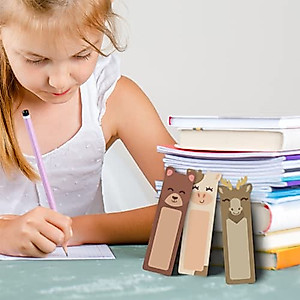 100 PCS Bookmarks for Kids, Animal Bookmarks for Kids, DIY Bookmarks for Kids, Bookmarks for Kids Bulk, Book Marks for Kid, Cute Bookmarks, Bulk Bookmarks with Tassel, 450 GSM Paper Bookmarks