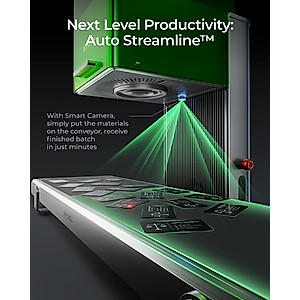 xTool F1 Ultra 20W Fiber & Diode Dual Laser Engraver, 10000mm/s Ultra Fast Laser Engraver and Cutter Machine for Jewelry, Metal, Wood, with Smart Camera, Auto Streamline, 3D Engraving Machine