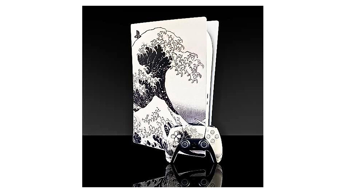 BelugaDesign PS5 Wave Japanese Skin - Unique Vinyl Wrap