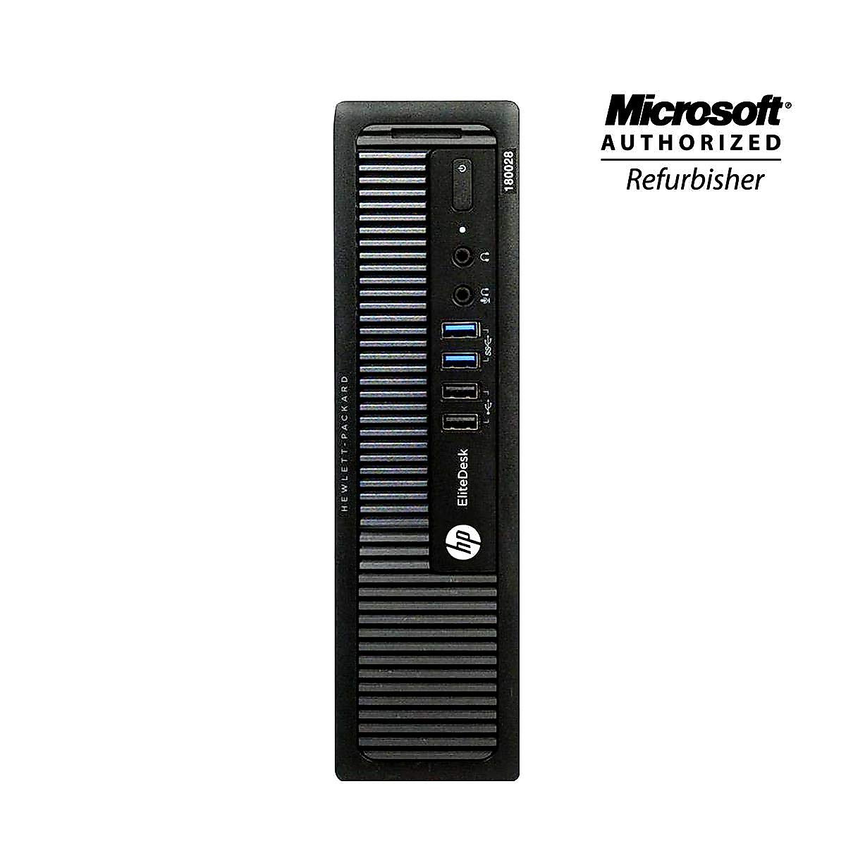 HP EliteDesk 800 G1 USFF Ultra-Slim Business Desktop Computer PC, Intel i5-4570s up to 3.6 GHz, 16GB DDR3 RAM, New 512GB SSD, Keyboard, Mouse, Wireless WiFi, Windows 10 Home 64 Bit (Renewed)