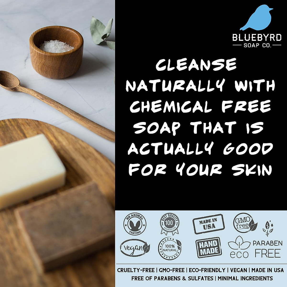 BLUEBYRD Soap Co. Mad Hops Citrus IPA Beer Soap Bar| Vegan Handcrafted High Lathering Beer Soap For Men | Beer Lovers All Natural Soap with Real Exfoliating Oats| Acne Soap Bar made with Beer Hops, Oatmeal, and Orange Essential Oils (BEER)