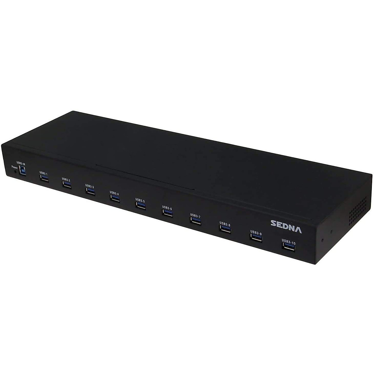 10 Port USB 3.1 Gen I Hub (5Gbps) - 19 Inch 1U Rack Mount