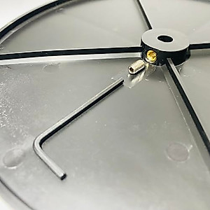 AMBITIONMOTOR 8" Spreader Spinner Disk Replacement Buyers 3013824 for ATVS15A UTVS16 with Set Screw