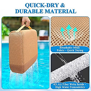 Spa Booster Seat for Hot Tub Weighted Spa Pillow Hot Tub Booster Seat for Adults Hot Tub Cushion Spa Seat Pillow for Outdoor Hot Tub Accessories