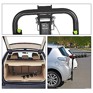4 Bike Rack Bicycle Carrier Racks Hitch Mount 2" Hitch Mount, Foldable Rack w/ 2 Inch Receiver, Fit Trucks, Cars, SUVs & Minivans