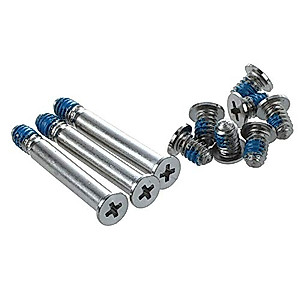 TWYZONE Set of 10pcs Repair Replacement Screws +1pcs 1.5 Phillips Head Screwdriver for Unibody MacBook Pro A1278 A1286 A1297 13" 15" 17" Bottom Case (Not for Retina Display)