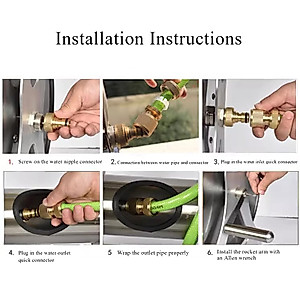 Stainless Steel Garden Hose Reel,Wall/Floor Mounted Metal Water Hose Reel, Portable Garden Hose Reel Heavy Duty Water Hose Holder & Storage Holds for Garden Outdoor Gardening