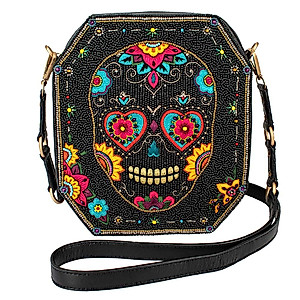 Mary Frances Face Crossbody Handbag, Multi