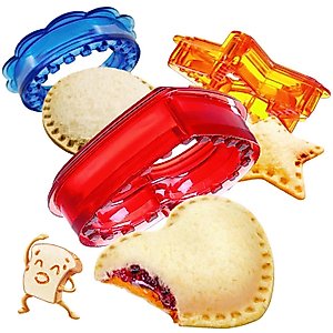 Sandwich Cutter and Sealer, 9 PCS Decruster Sandwich Maker, DIY Uncrustables Sandwich Cutters for Boys and Girls Kids Lunchbox and Bento Box, Sandwich Cutters for Kids